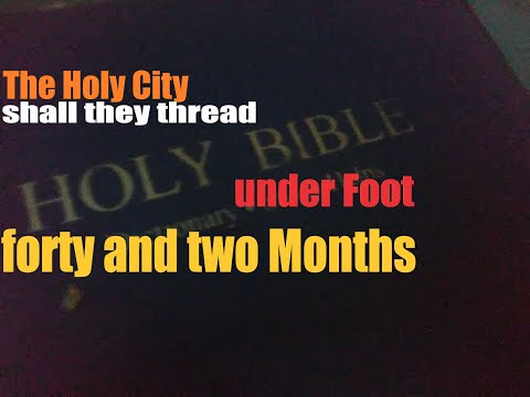 The holy city shall they tread under foot forty and two months