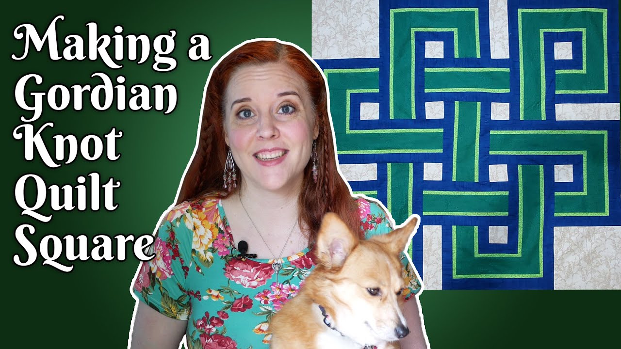 Making a Gordian Knot Quilt Center Piece | Celtic Knot Quilt - Part 1