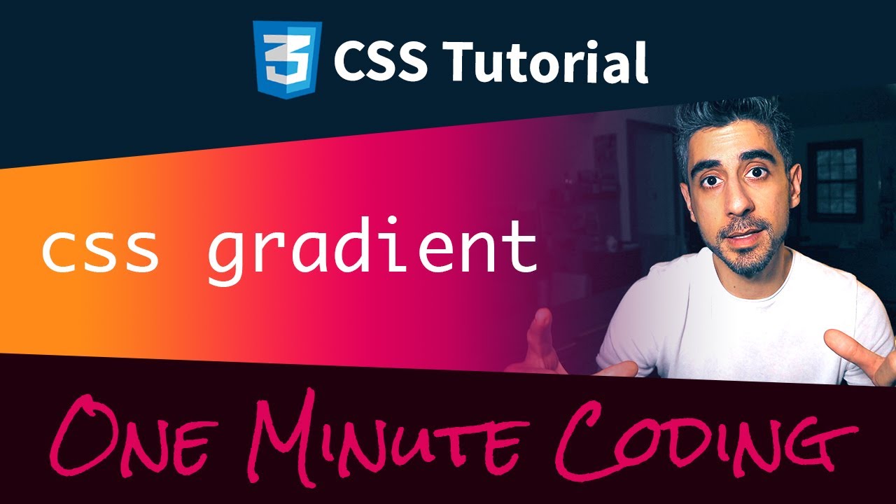 CSS Gradient Background - One Minute Coding ⏱