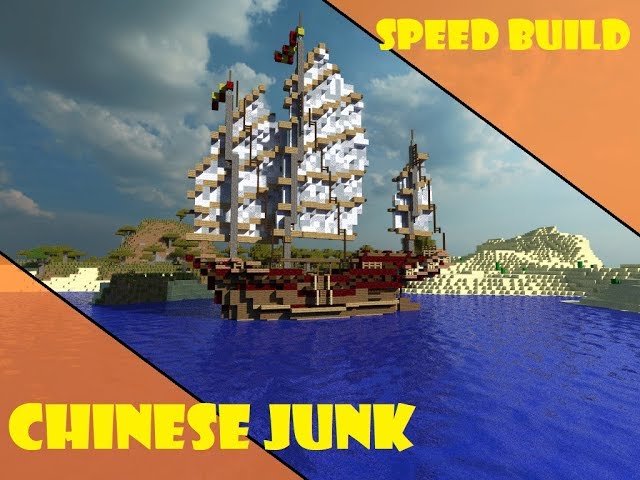 Chinese Junk ship Minecraft Map