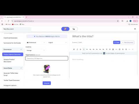 How to use Product Names Generator | AI Magicx