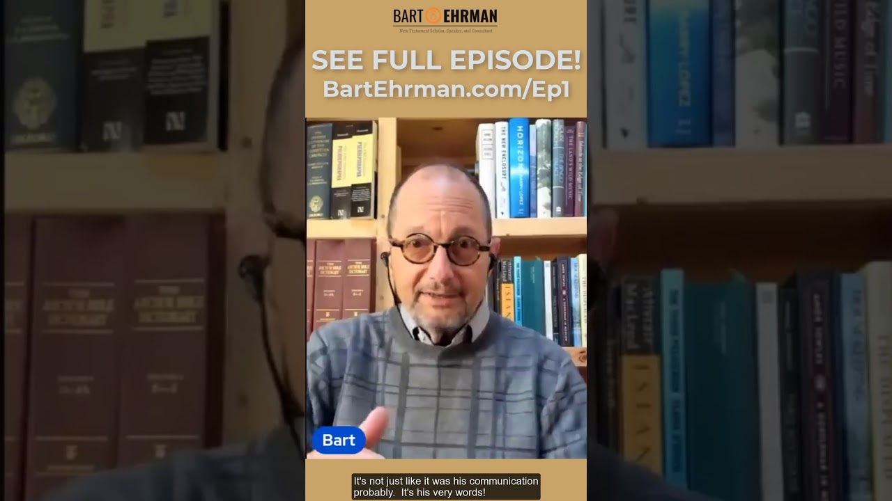 The Discovery That Made Bart Ehrman Doubt the Bible #shorts #bible