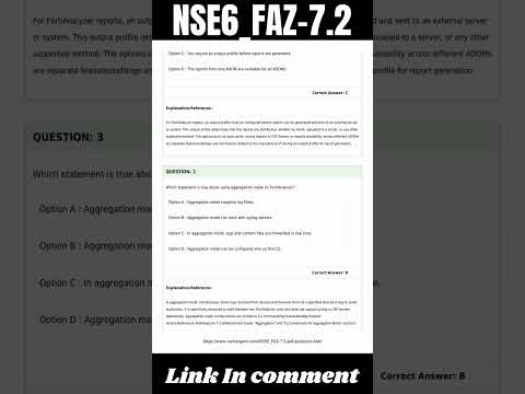 NSE6_FAZ-7.2 Exam Questions | Fortinet NSE 6 - FortiAnalyzer 7.2 Administrator