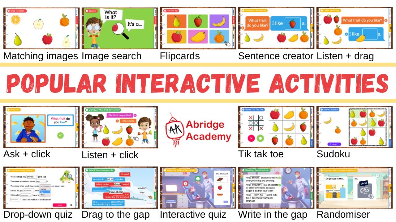 Interactive activities – Abridge Academy
