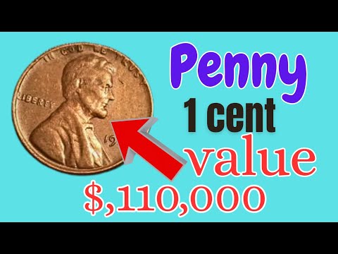 $110000 Worth Penny ll One Cent Value ll Most Valuable Lincoln Pennies