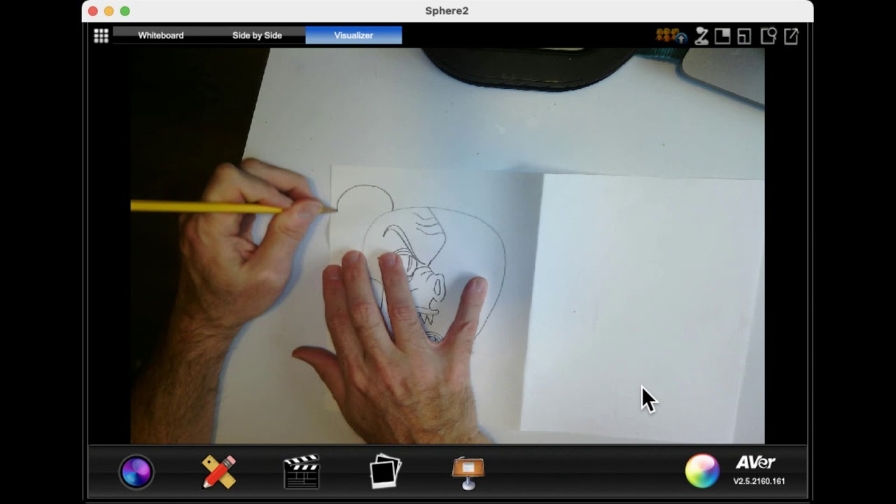Drawing Out a Split Face Head