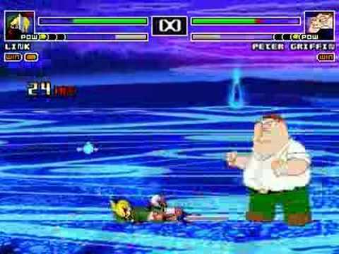 MUGEN: Link vs. Peter Griffin (AI Patch)
