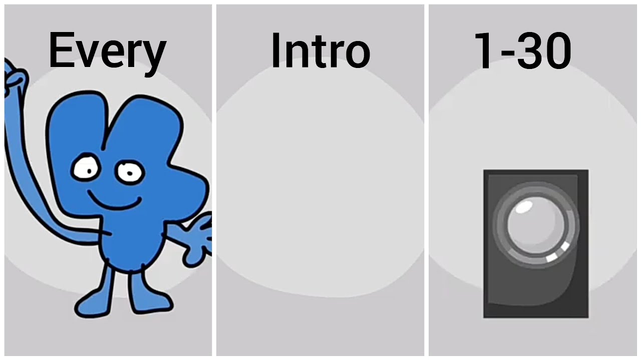 All BFB intros 1-30