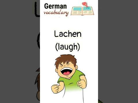 Lachen 😂 (laugh) | German language