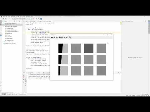 AutoScript: acquisition of tiles in TEM