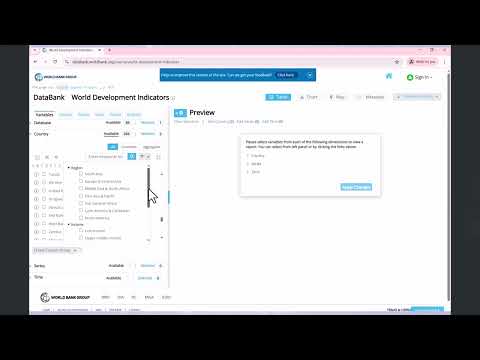 How to Download Time Series Data from World Bank/World Development Indicators (WDI)