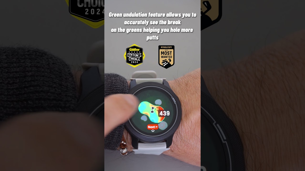 GOLFBUDDY W12 Tutorial #golftech #golf #golfwatch #golfcourse