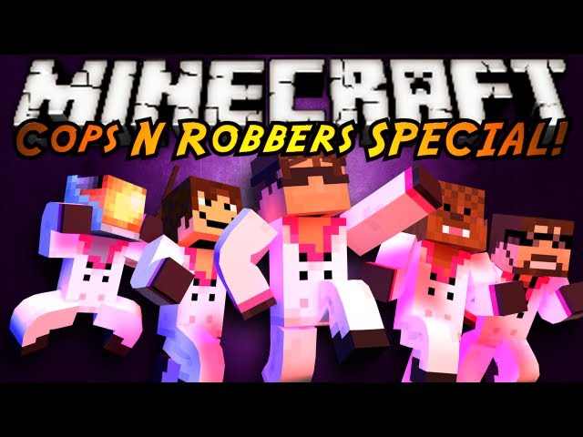 Top 5 SkyDoesMinecraft Cops & Robbers moments