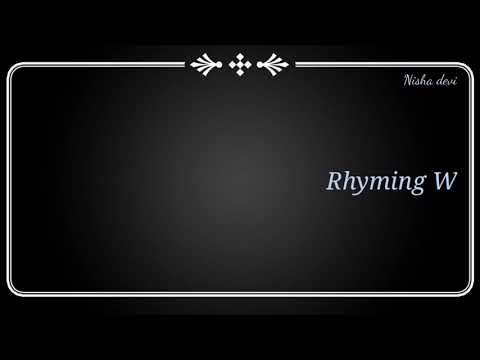 Poems rhyming words for class 3rd