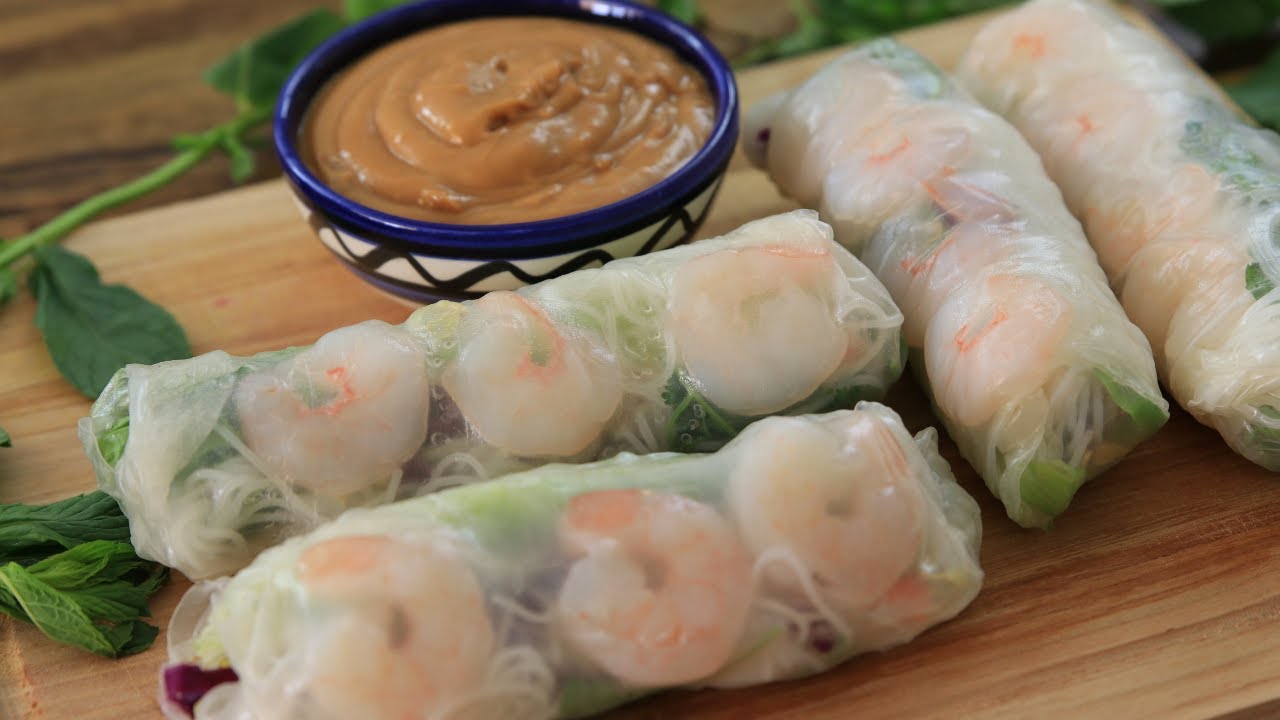 Fresh Spring Rolls Recipe - The Cooking Foodie