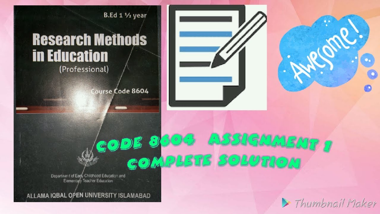 code 8604 assignment 1 complete solution