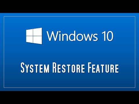 How to use the Windows System Restore capability in Windows 10 incl. creating restore points.