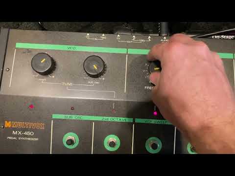 Multivox MX-450 Bass Pedal Synthesizer, like Moog Taurus | Reverb