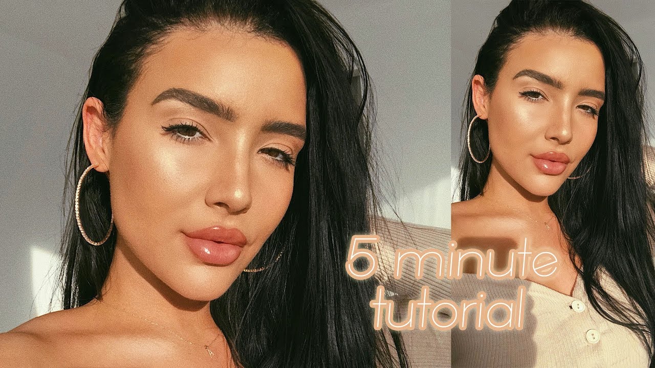 EASY 5 Minute Makeup Tutorial for Work, School, or Lazy Days
