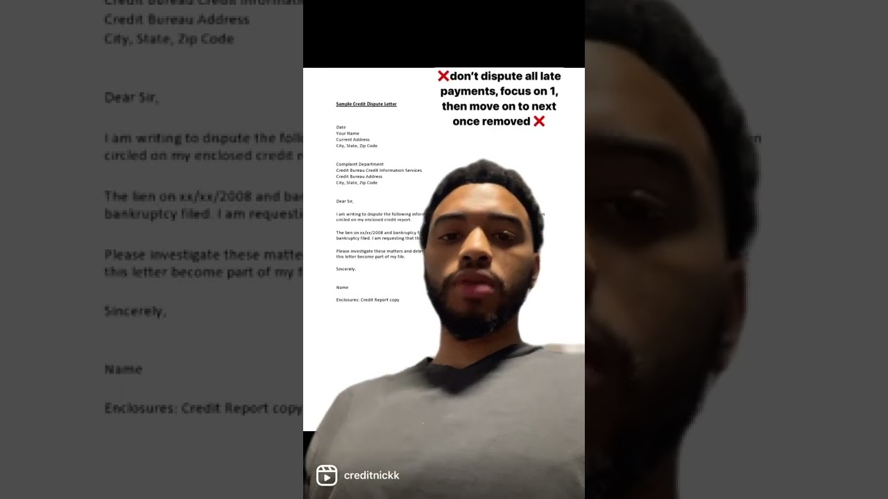 How to remove late payments from your report like a pro!!