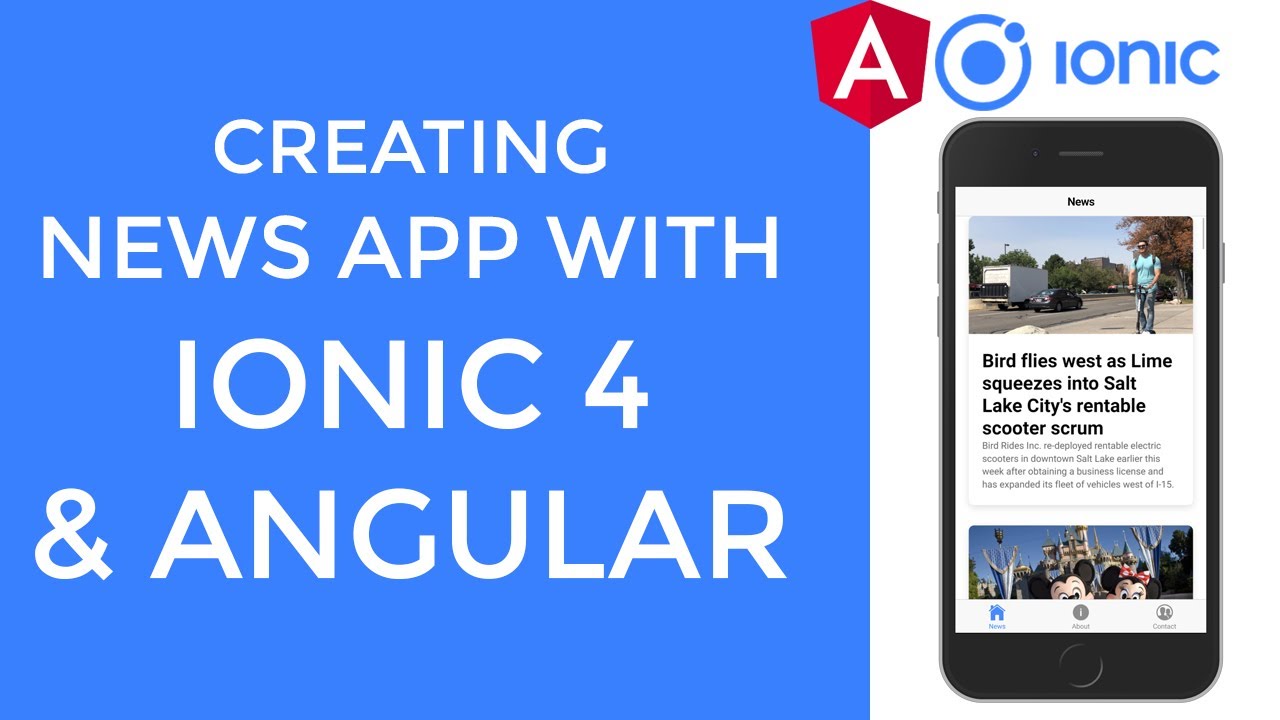Creating News Application With Ionic 4 and Angular