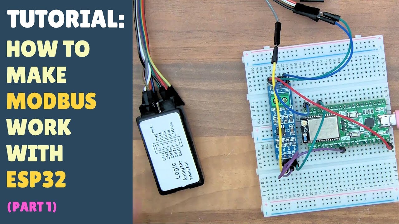 TUTORIAL: How to make MODBUS work with ESP32 - Arduino - RS485 - Part 1