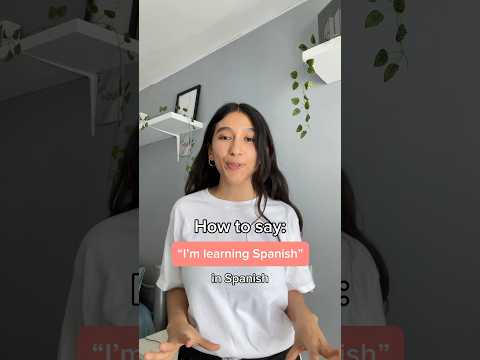 How do you say: “I’m learning Spanish” in Spanish?🇲🇽