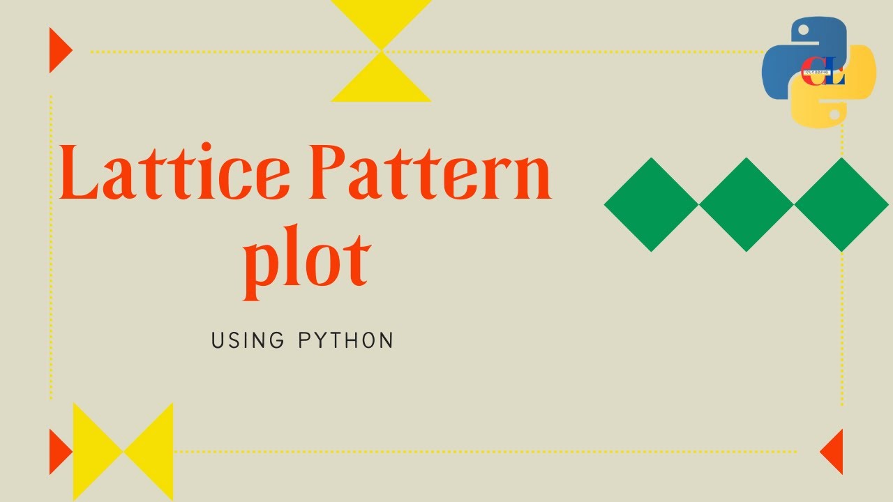 Lattice pattern plot using python