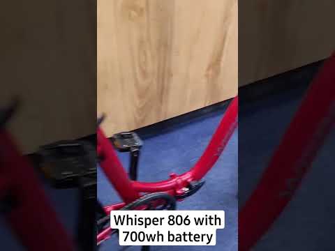 Whisper Folding e bikes 806 with 700wh battery from John M Hanna cycles and e bikes Northern Ireland