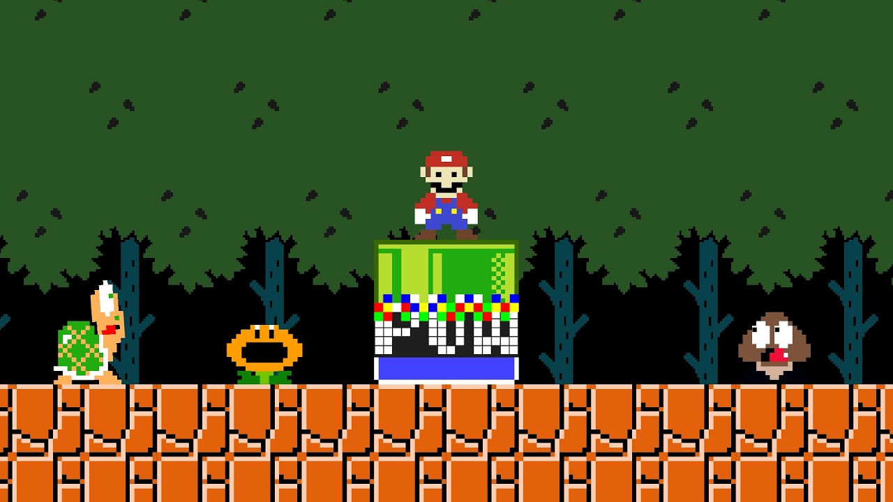 When everything Mario touches turns to POW Blocks