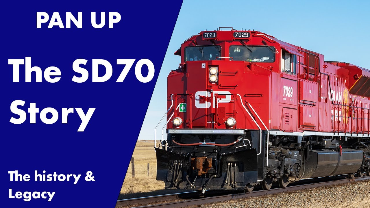 The story of the SD70. The best looking modern diesel locomotive