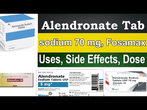 Alendronate sodium 70 mg, Fosamax 70 mg, pharmacology, Uses, Side Effects, Dosage