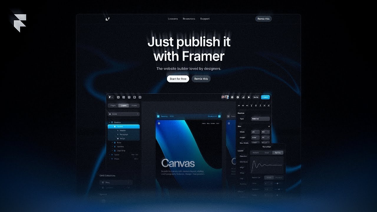 framer tutorial: building a responsive site from scratch