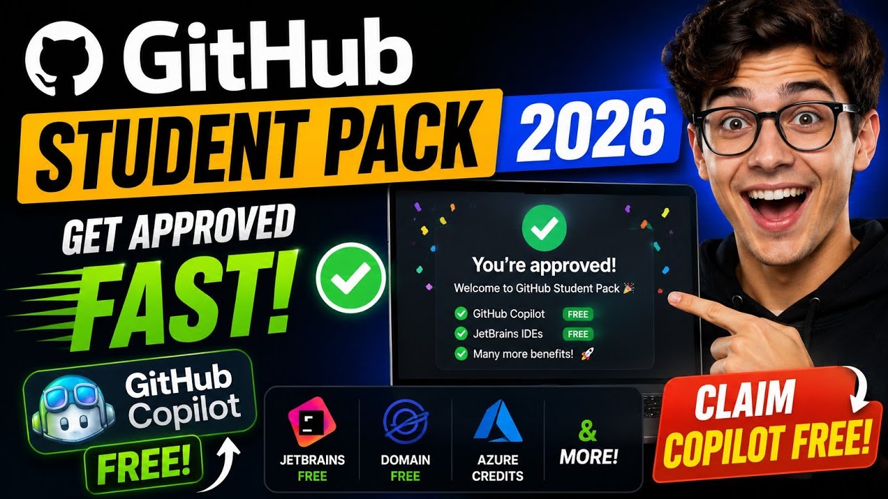 GitHub Student Pack 2026: How to Get Approved FAST & Claim Copilot Free!