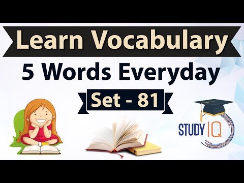 Daily Vocabulary - Learn 5 Important English Words in Hindi every day - Set 81 Pesky