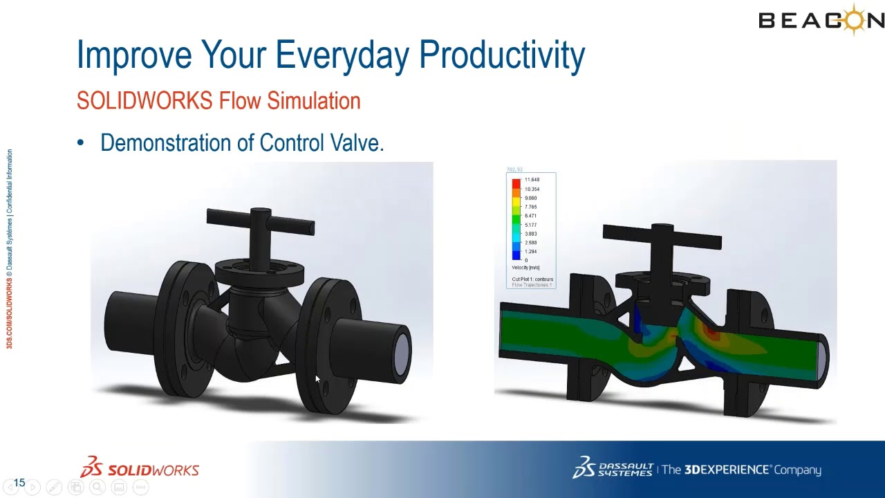 Improving the Performance of VALVE using SOLIDWORKS Flow Simulation