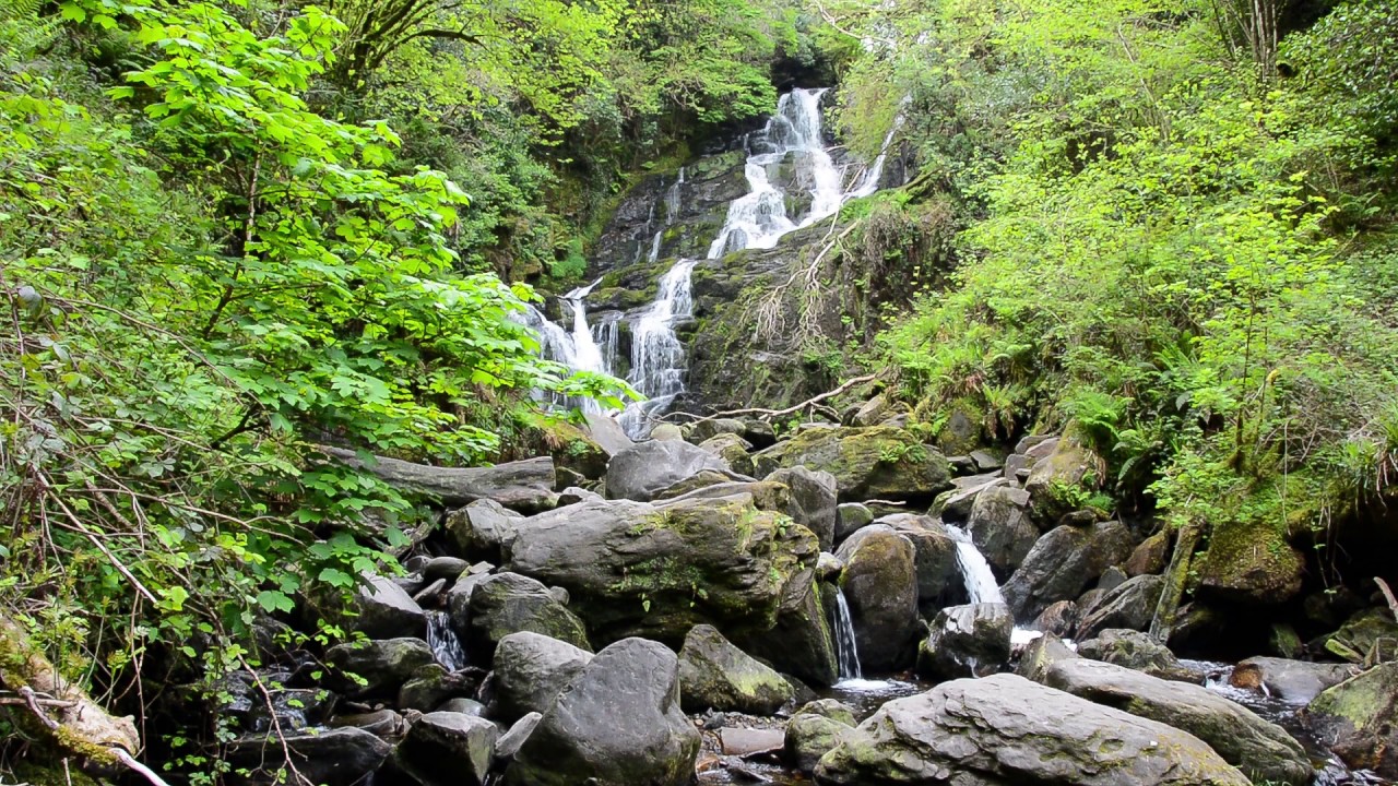 Torc Waterfall, Kerry - Relaxing Irish Landscapes