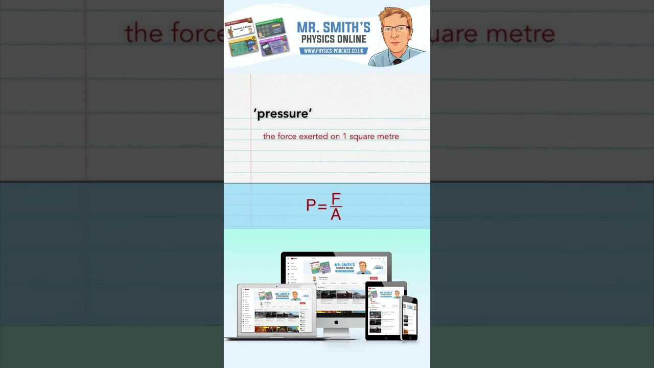 National 5 Physics definitions - pressure