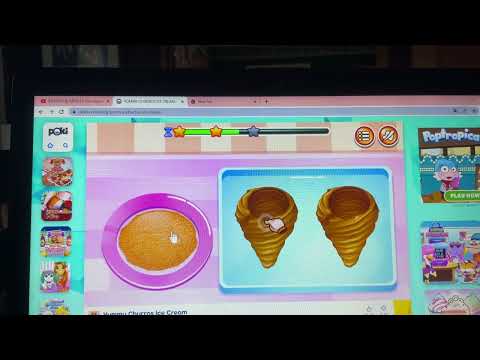 Playing cooking games on poki