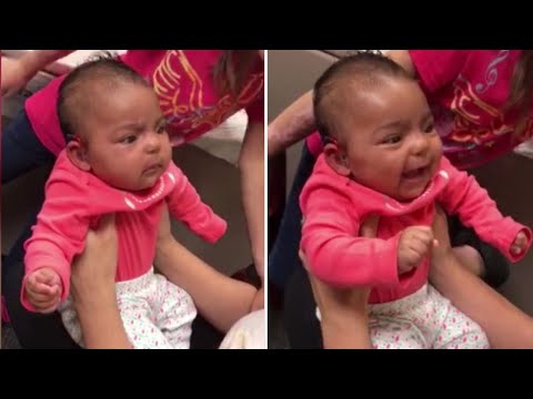 See Baby's Reaction to Hearing Mom's Voice for the First Time