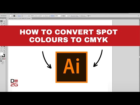 How to convert spot colours to CMYK