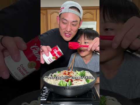Creamy Gochujang Udon with Campbell’s® Cream of Chicken Soup