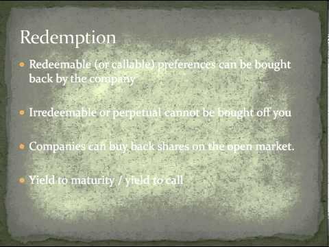 Introduction to Preference Shares