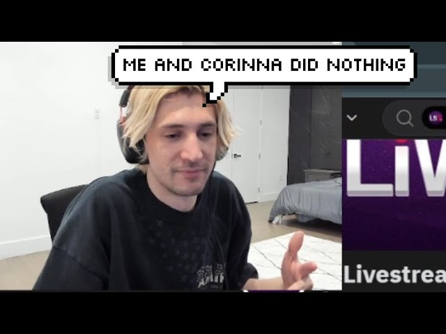 "We didn't do anything" - xQc responds to Corinna Kopf saying the streamer "ended up sleeping ...