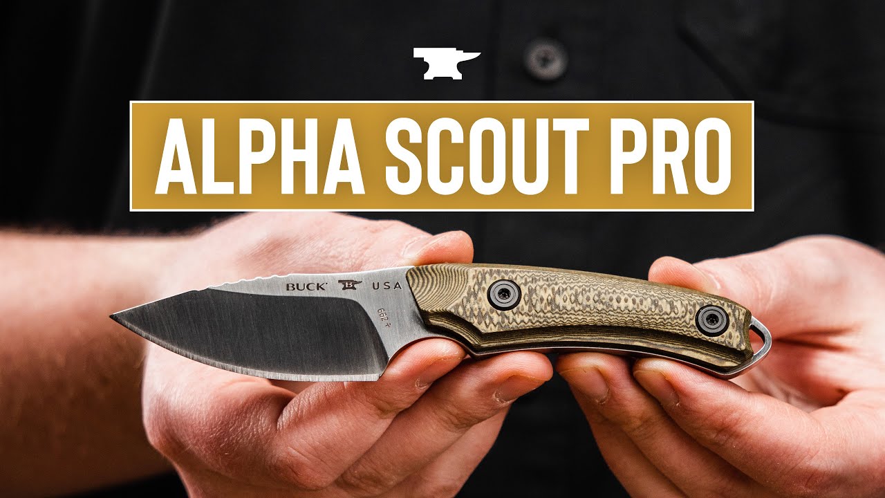 662 Alpha Scout Pro Knife with Sheath - Buck® Knives OFFICIAL SITE