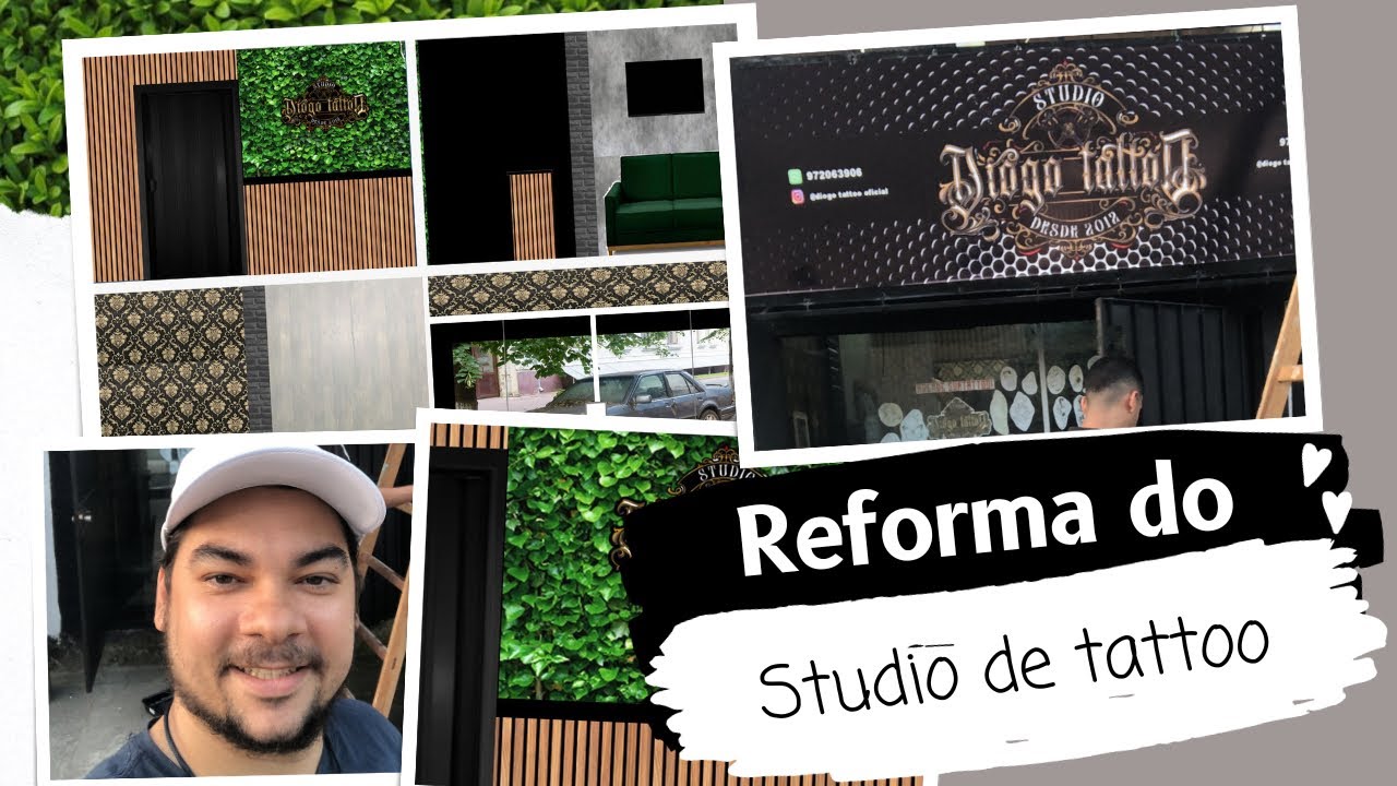Ficou incrível a reforma do Studio de tatuagem