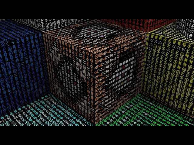 Minecraft but everything is ASCII text Minecraft Texture Pack