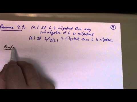 Lie Algebra: nilpotent and big picture ahead part 1