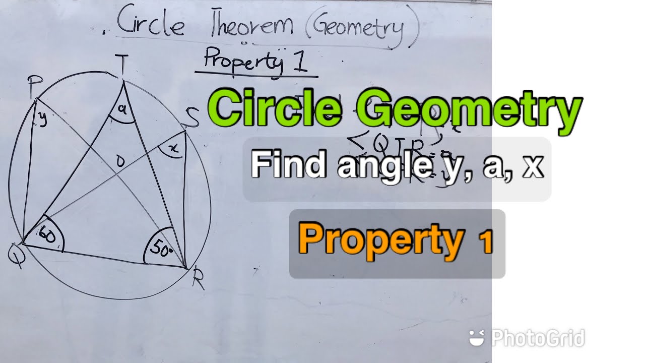 Circle theorem(circle Geometry), Property 1.