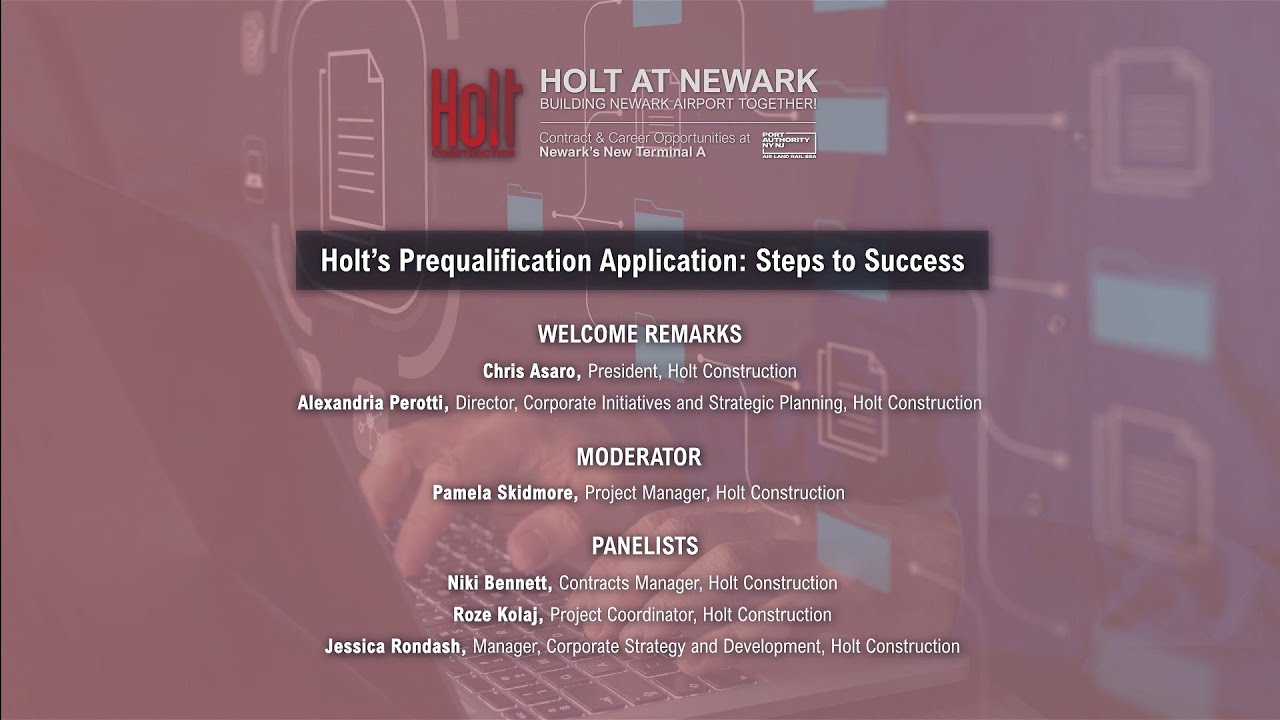 Holt's Prequalification Application: Steps to Success